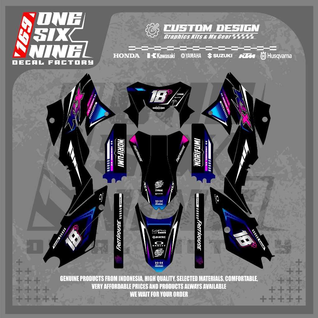 Jual DECAL D-TRACKER SUPER GLOSSY PREMIUM - CUSTOM DESIGN | Shopee ...