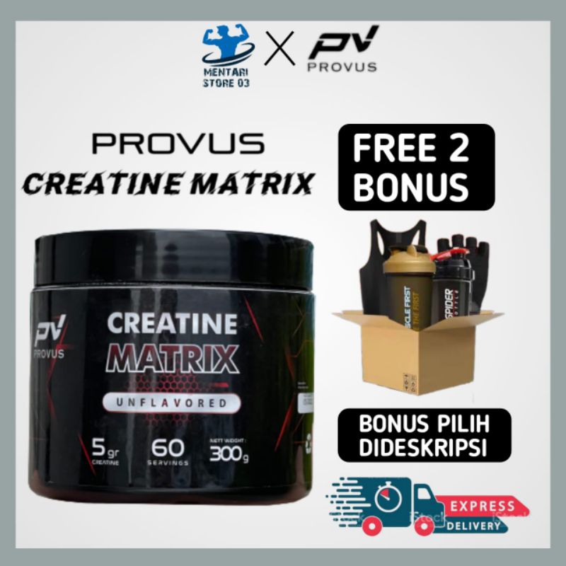 Jual provus creatine matrix 300gr creatine matrix creapure 300 gram ...