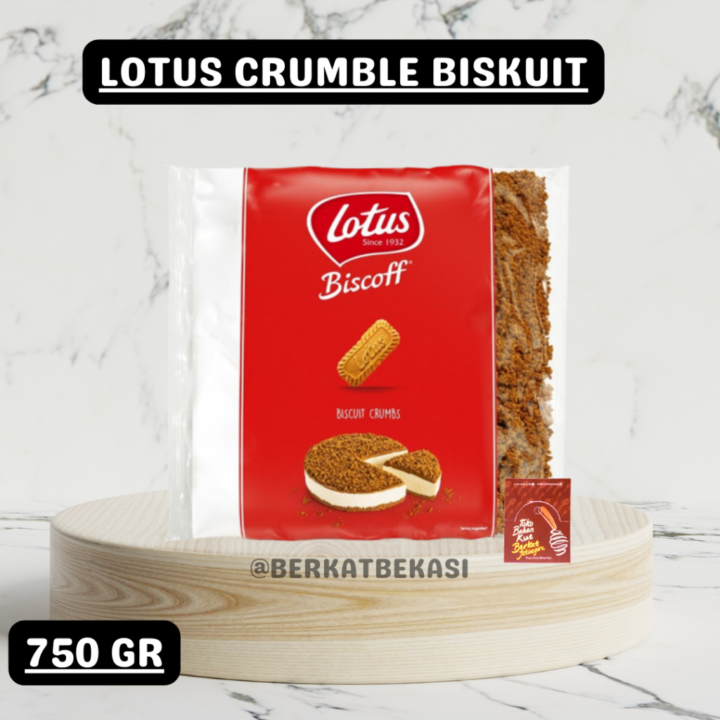 Jual LOTUS BISCOFF CRUMBLE KEMASAN 750 GR / LOTUS BISCUIT CRUMBS ...