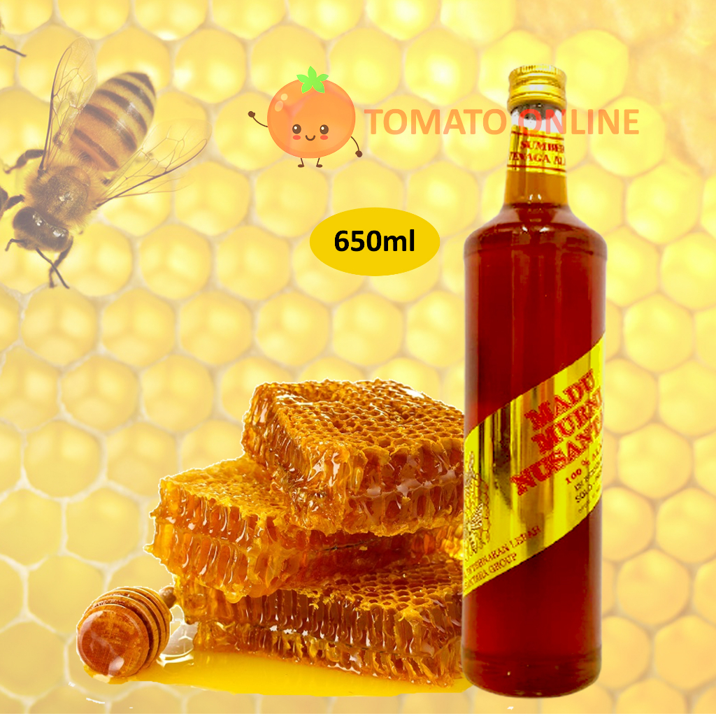 Jual Madu Murni Asli Nusantara Botol 650 ml / 650ml Grosir | Shopee ...
