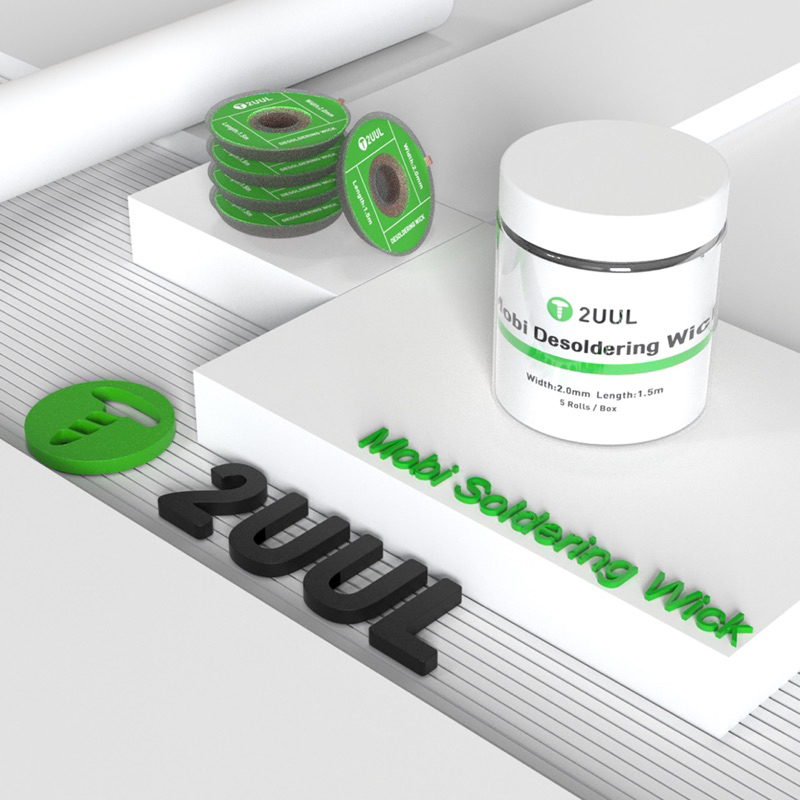 Jual Solder Wick 2uul Mobi DW01 Desoldering Wick Original | Shopee Indonesia