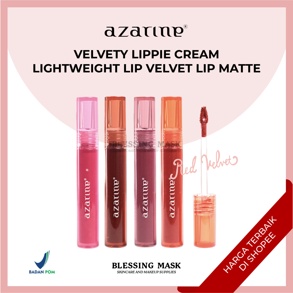 Jual Azarine x Red Velvet | Velvety Lippie Cream Lightweight Lip Velvet ...