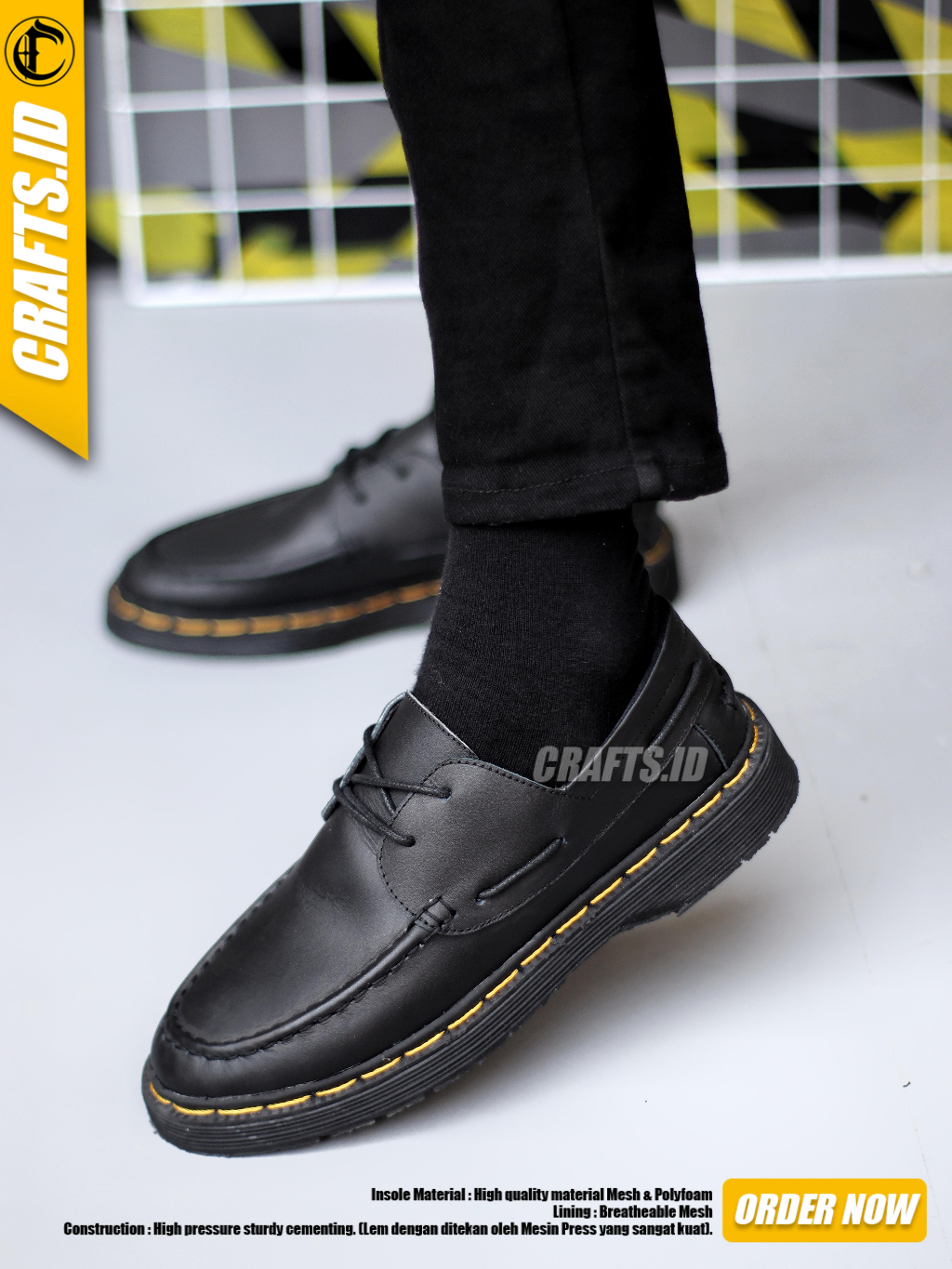 Jual CRAFTS baltir - Sepatu Pantofel Formal Docmart Low Boots Kulit ...
