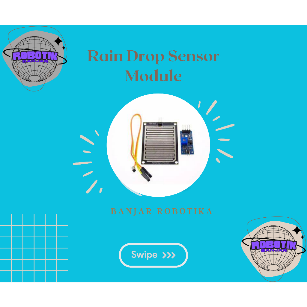 Jual Raindrop Sensor Air Hujan Modul - Banjar Robotika | Shopee Indonesia