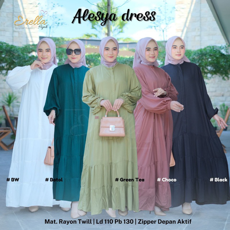 Jual alesya dress by erella | Shopee Indonesia