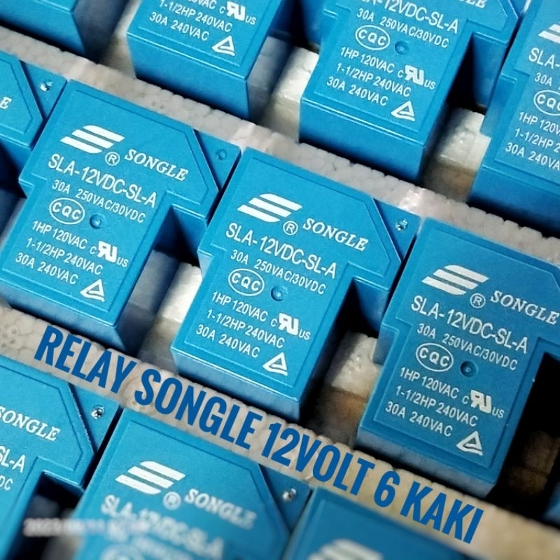 Jual Relay 12 Volt Songle 6pin | Shopee Indonesia