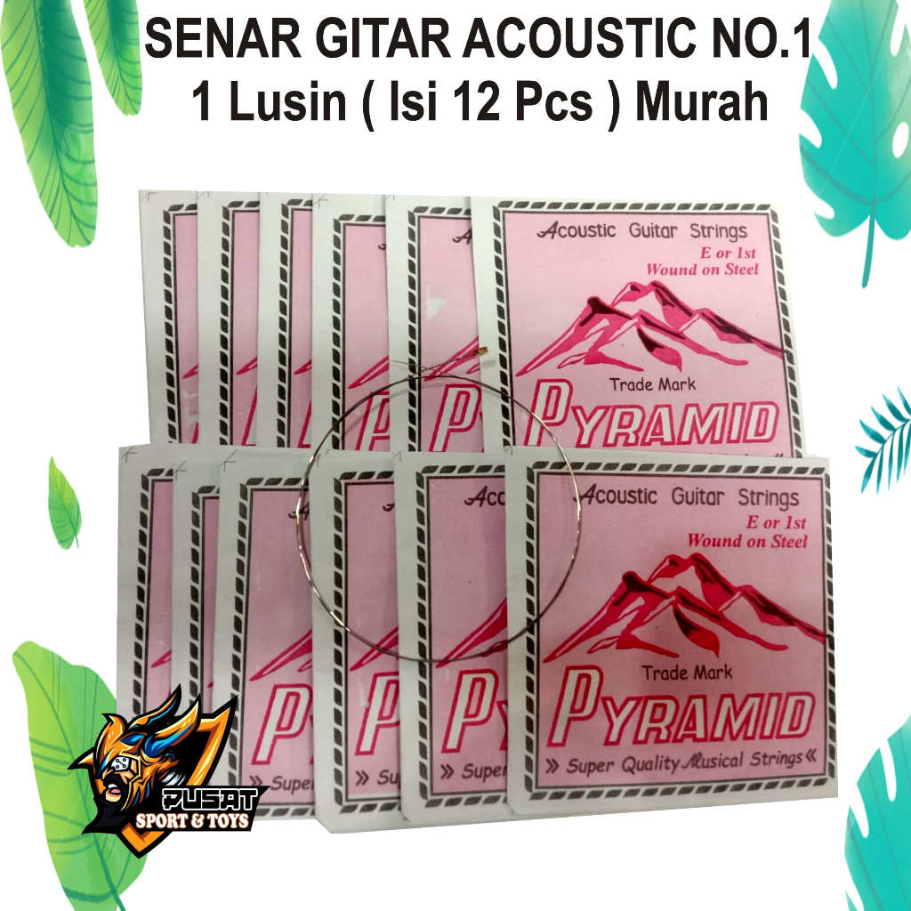 Jual Senar Gitar / Tali Gitar Acoustic Pyramid / Piramid No.1 Lokal ...