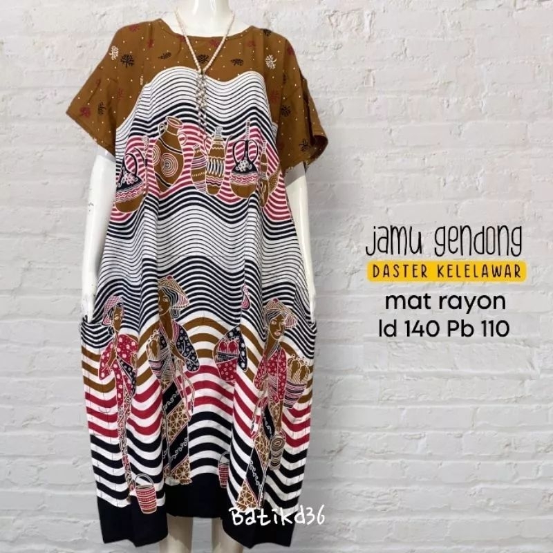 Jual baju tidur daster kelelawar Ct jamu gendong tradisional etnik ...