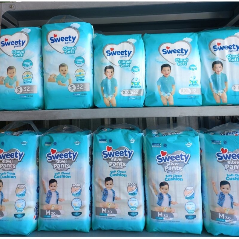 Jual SWEETY SILVER PANTS S32/M28/L26/XL24/XXL22 | Shopee Indonesia