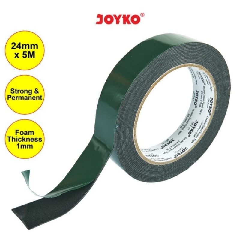 Jual Double Tape Foam Joyko DFT-51 Double Sided Foam Tape | Shopee ...