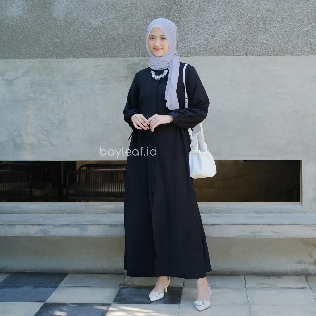 Jual Bayleaf.id Kiyara Plain Dress Linen Big Size | Shopee Indonesia