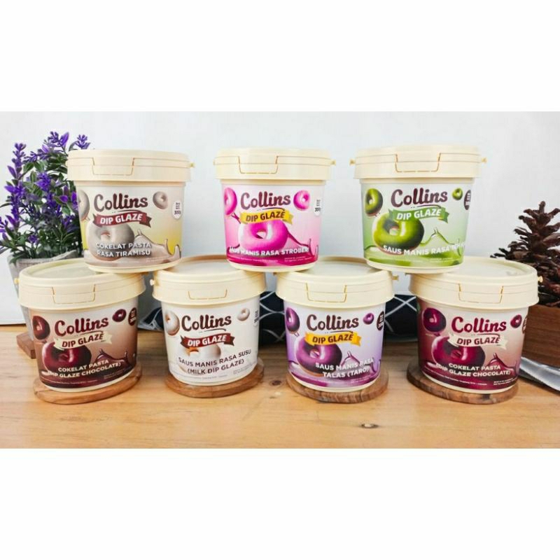 Jual COLLINS Dip Glaze Crunchy 1Kg Topping Donut ,Roti Bakar ,Terang ...