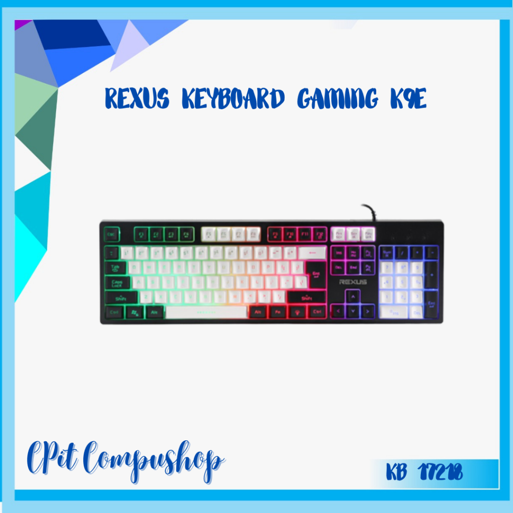 Jual Rexus Keyboard Gaming K9E | Shopee Indonesia