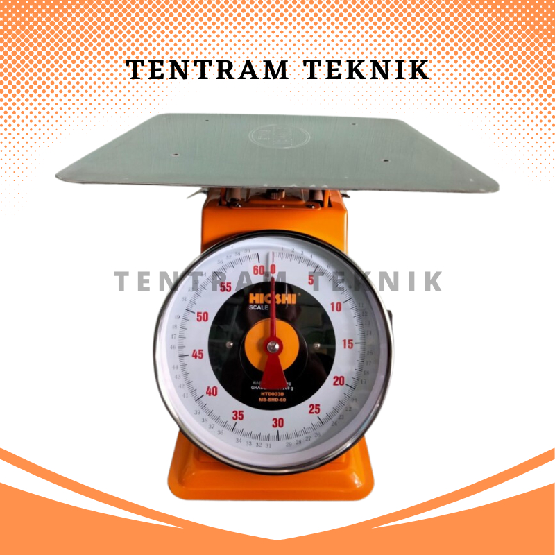Jual Timbangan Jarum Duduk Flat (Datar) HIOSHI Kapasitas 30kg ...