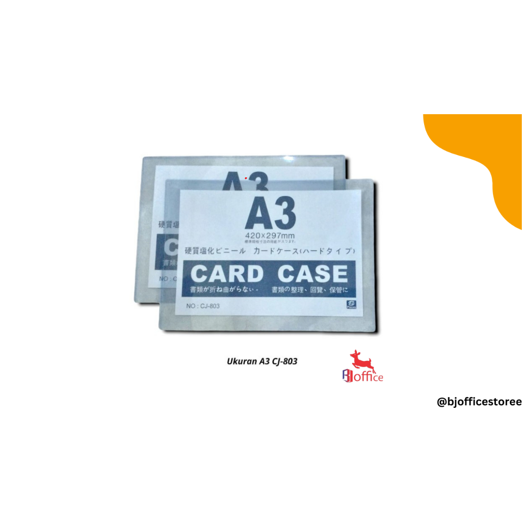 Jual CARD CASE PLASTIK PENGUMUMAN A3 UKURAN A3 ( 42 CM X 29,7 CM ...