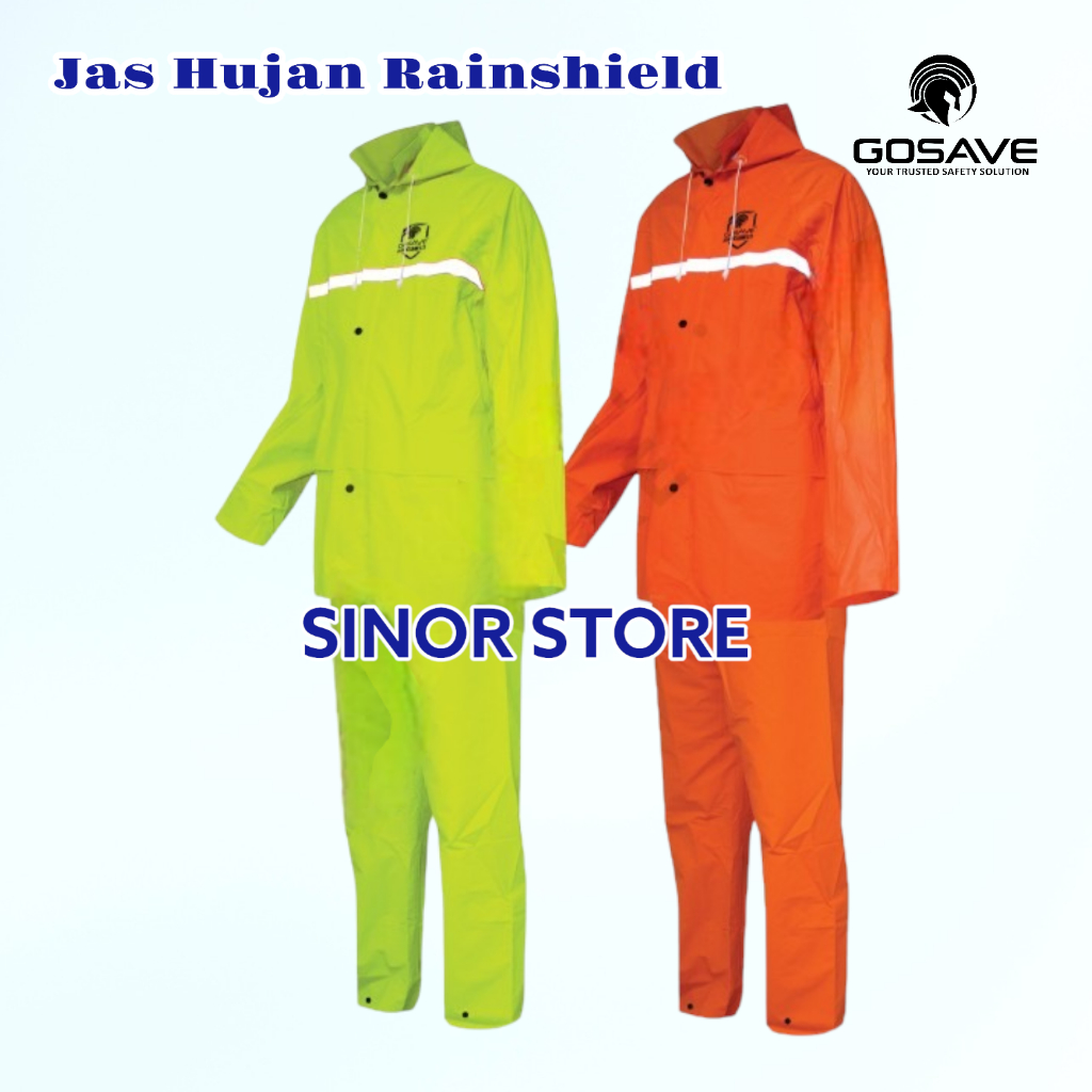 Jual Jas Hujan RAINSHIELD Industrial Safety Raincoat Setelan Baju ...