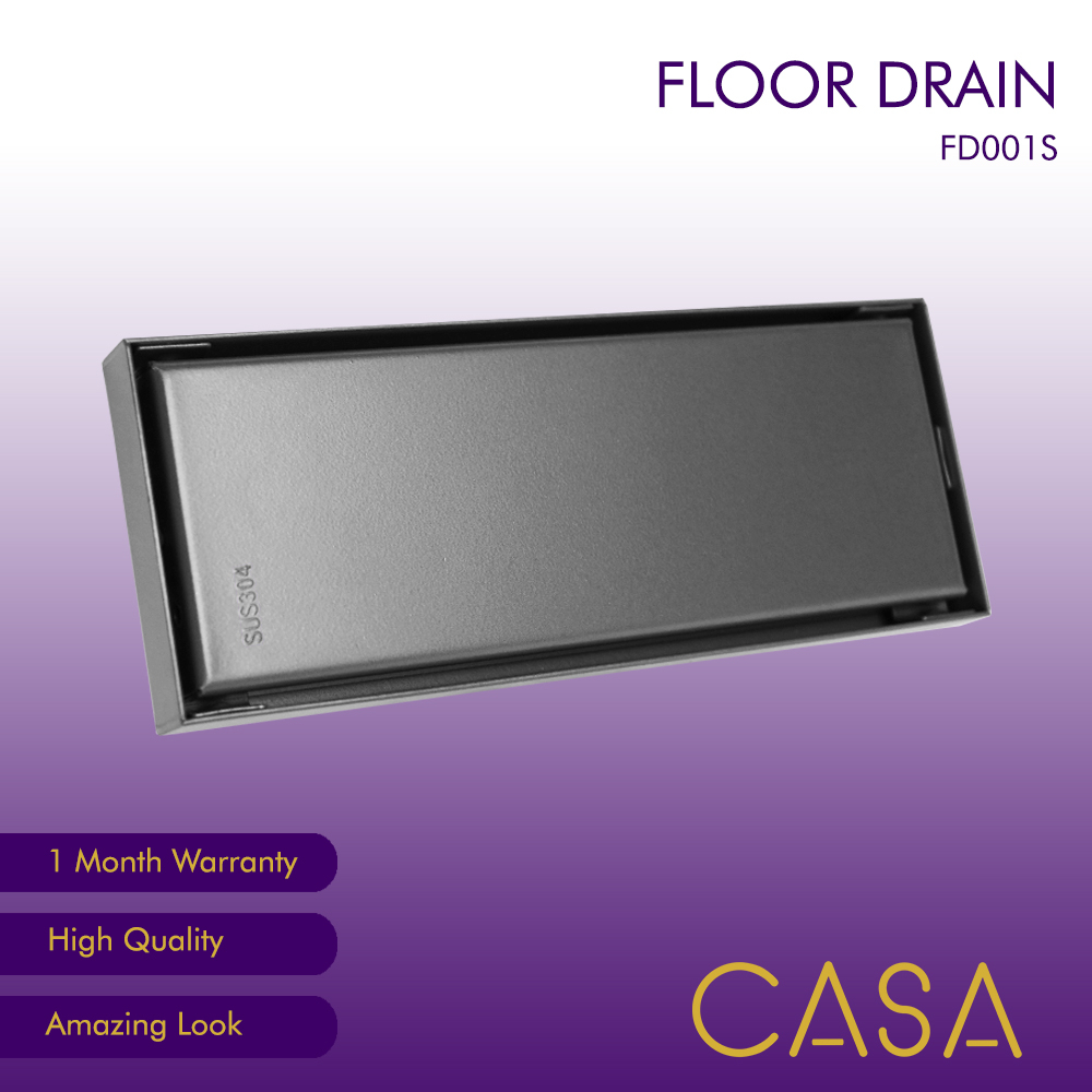 Jual CASA FLOOR DRAIN TILE INSERT SARINGAN GOT PANJANG 20CM STAINLESS ...