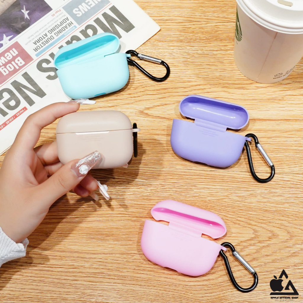 Jual Silicone Rubber Case/Casing Polos For AirPods Pro 1 2 AirPods GEN ...