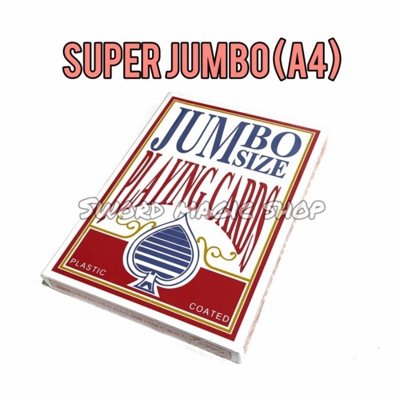 Jual Kartu Remi Super Jumbo - Kartu Remi A4 - Jumbo Playing Card ...
