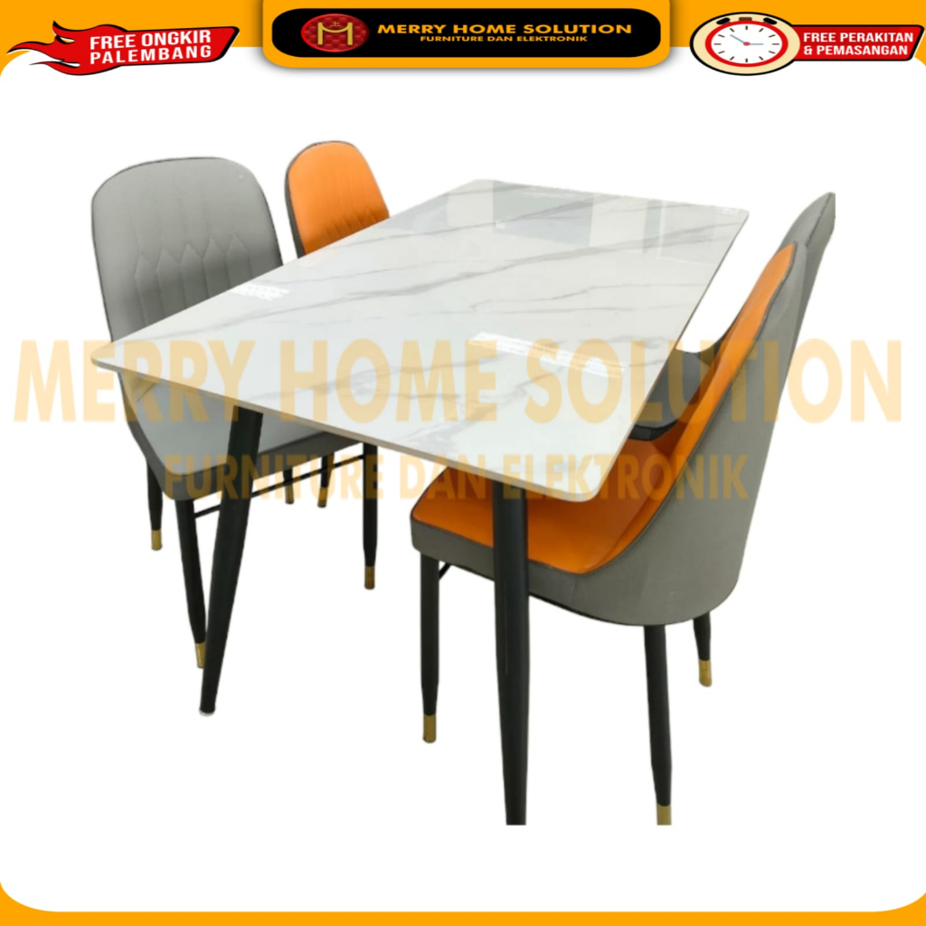 Jual meja makan granit kursi 4 meja makan import meja makan minimalis ...