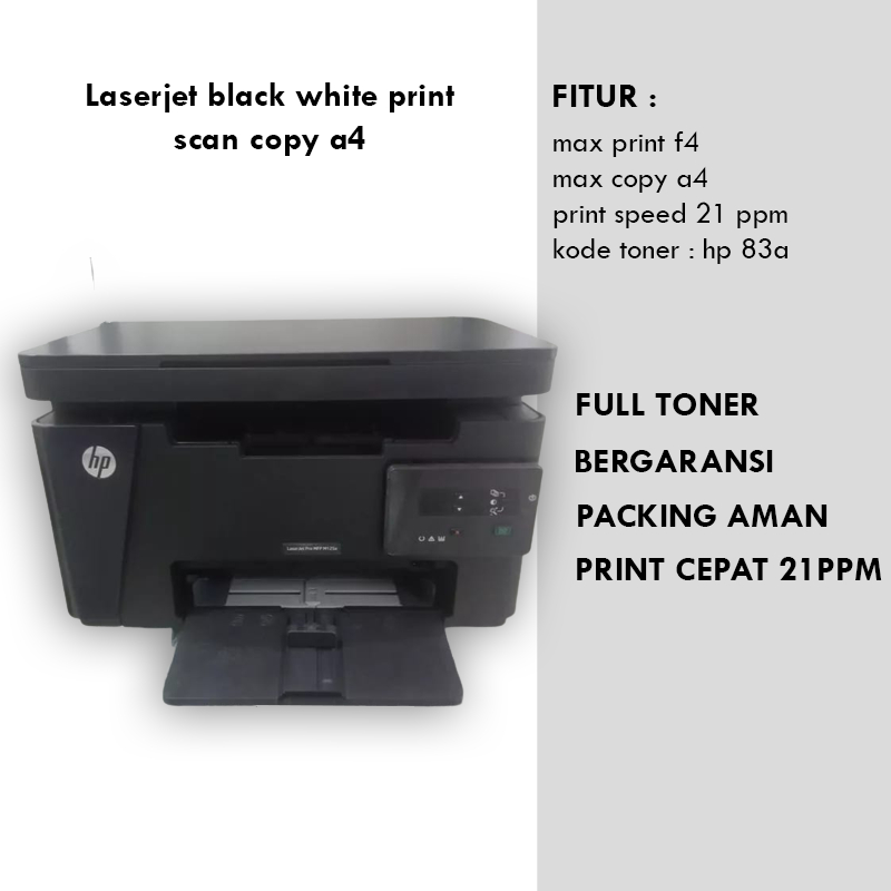 Jual Printer HP LaserJet Pro MFP M125a M125 a | Shopee Indonesia