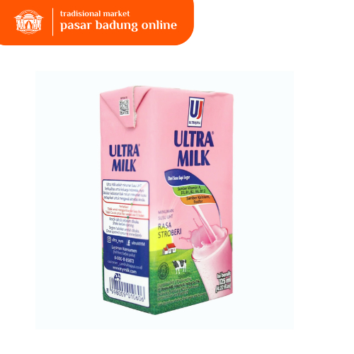 Jual Ultra Milk Strawberry 125ml 1 Dus 40pcs | Shopee Indonesia