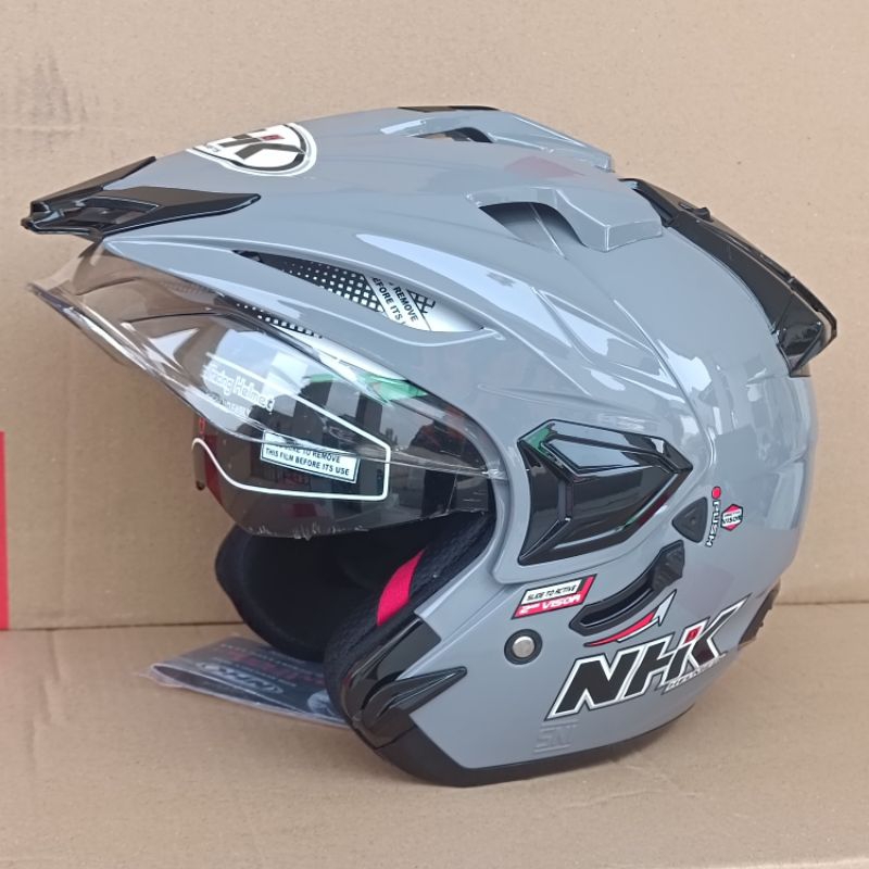 Jual Helm NHK Predator Crypton Dobel Visor NEW | Shopee Indonesia
