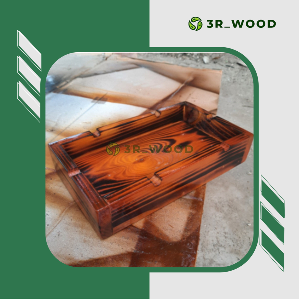 Jual Asbak Rokok Kayu Solid Wood Unik Jati Belanda/Ashtray Aesthetic ...