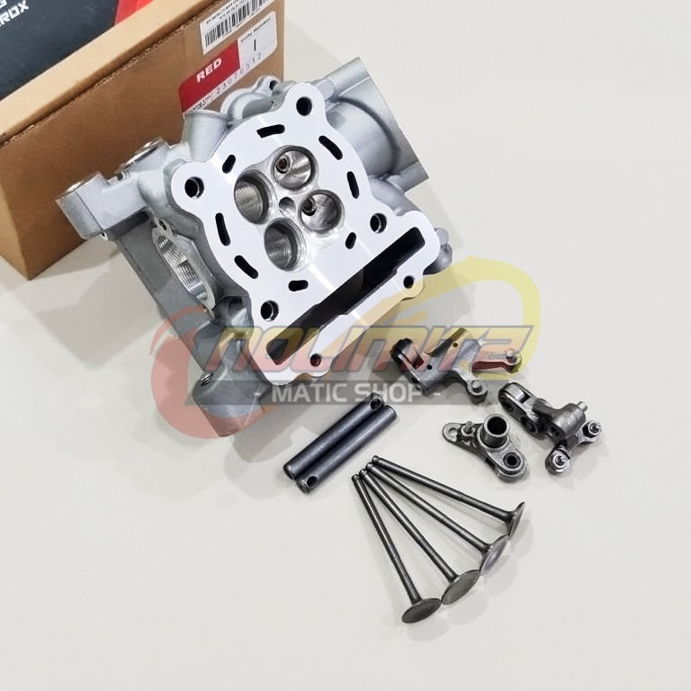 Jual Head RPD Porting CNC Klep 25/22 Aerox 155 Lexi NEW NMAX R15 VVA ...