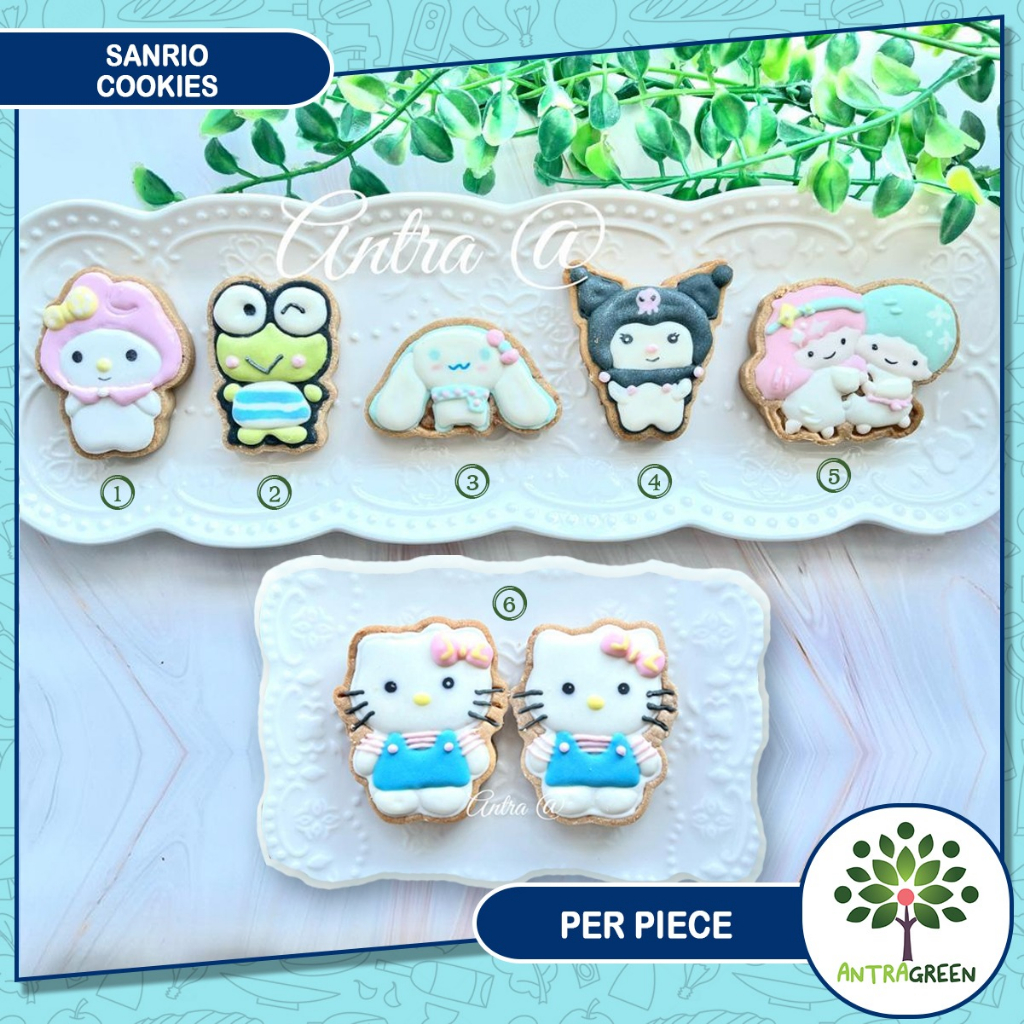 Jual Sanrio cookies -- (min 6pcs) Sugar cookies / Kukis hias | Shopee ...