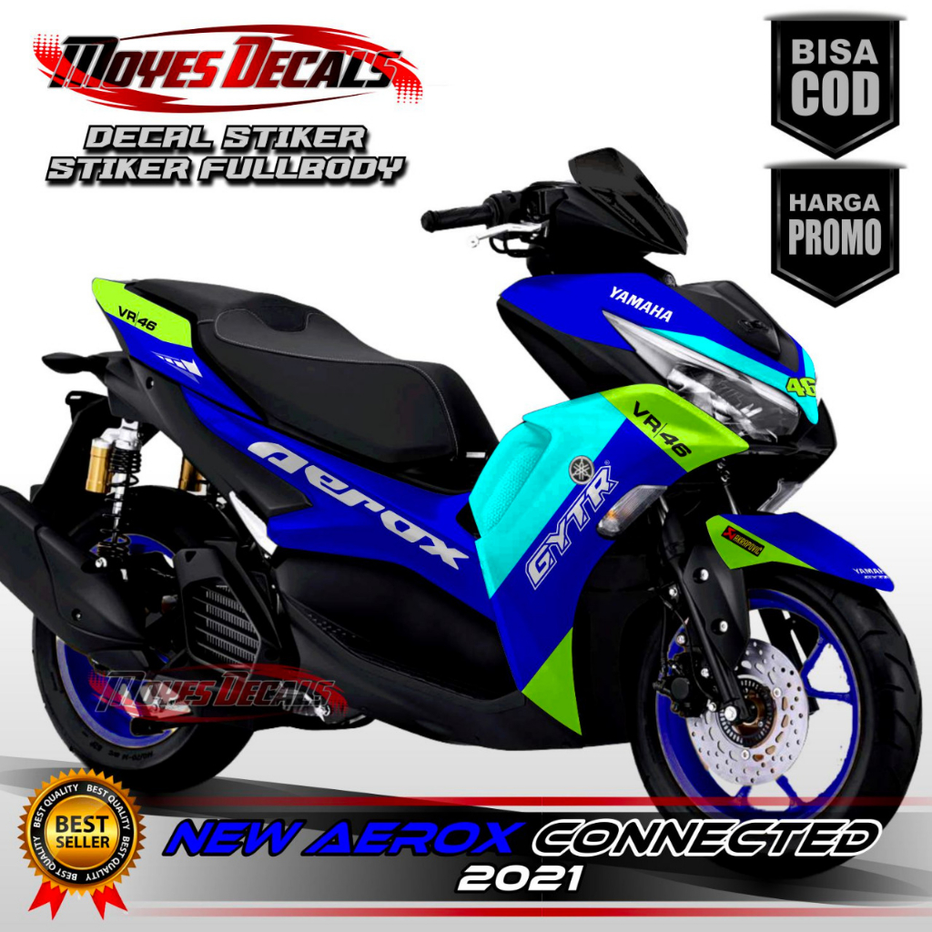 Jual Decal Fullbody Motor Aerox New Design Racing | Shopee Indonesia