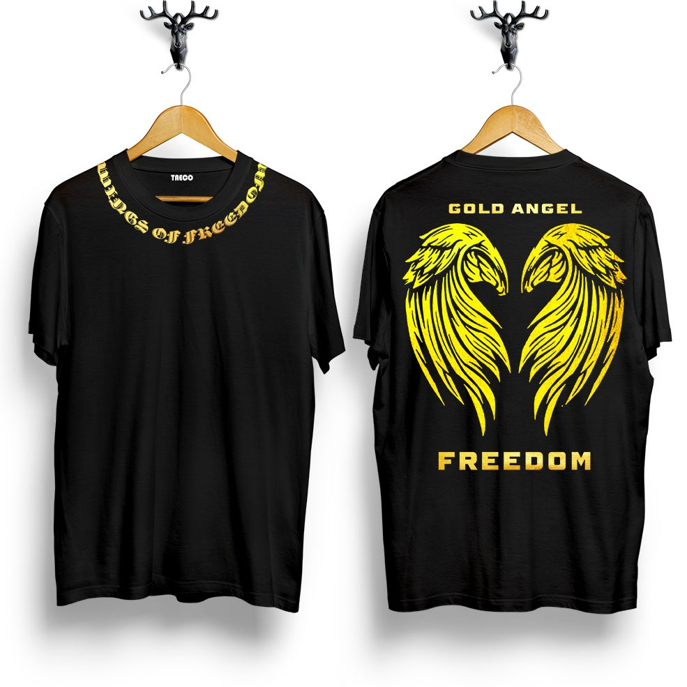 Jual Kitting_ Baju Kaos Distro PRIA FREEDOME ANGEL GOLD KAOS DRAGON ... Jual Kitting_ Baju Kaos Distro PRIA FREEDOME ANGEL GOLD KAOS DRAGON ...