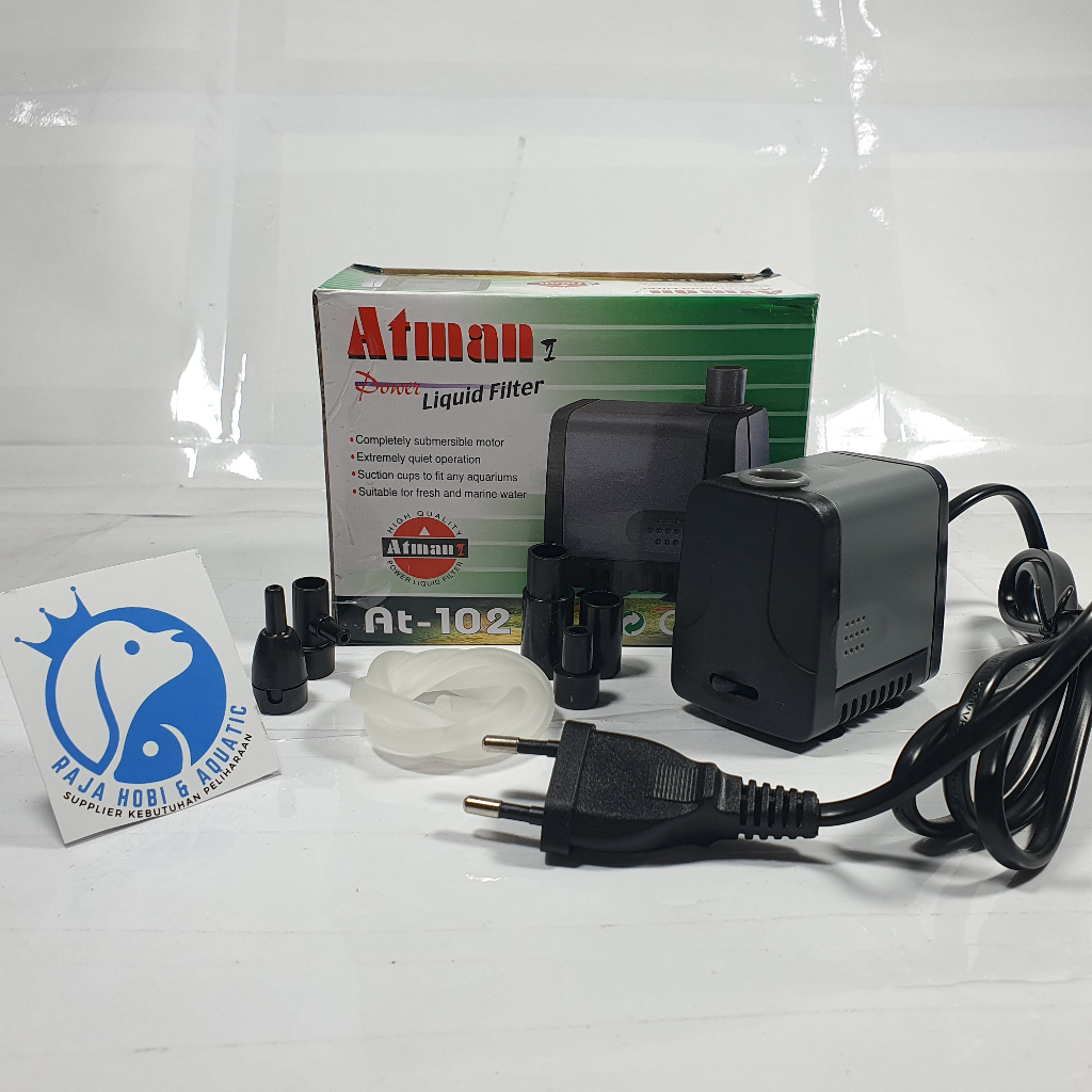 Jual POMPA AIR ATMAN AT-102 UNTUK AKUARIUM AQUARIUM IKAN DAN KOLAM IKAN ...