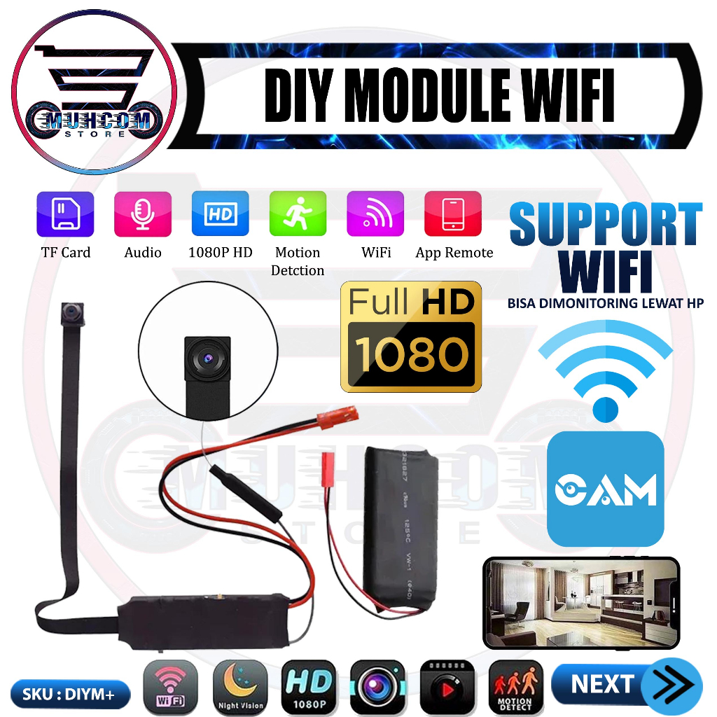 Jual Kamera Pengintai Diy Module Spy Camera Wifi Wireless Motion ...