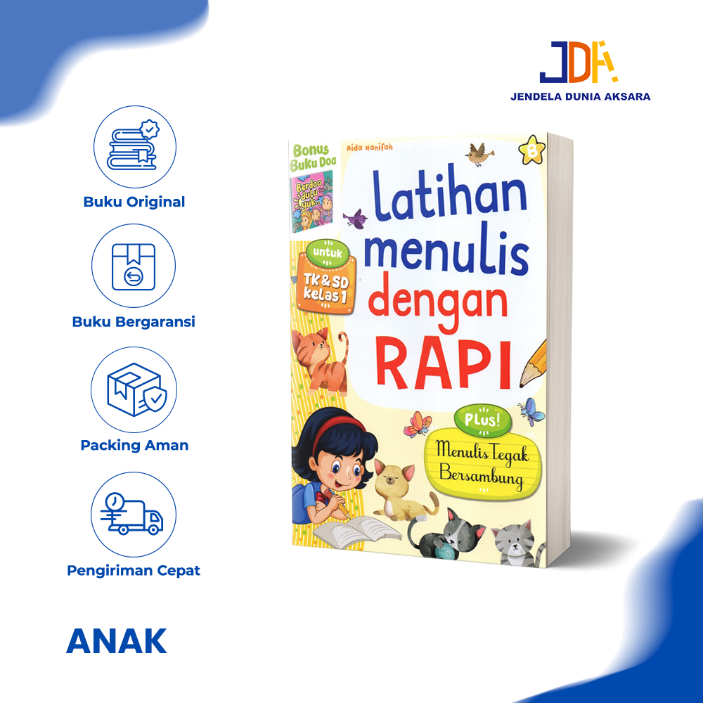 Jual Latihan Menulis Dengan Rapih Untuk Tk & Sd Kelas 1 - Aida Hanifah ...