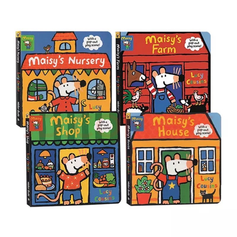 Jual Maisy's House/Shop /Farm / Nursery Pop-out Play Scene Board Book ...