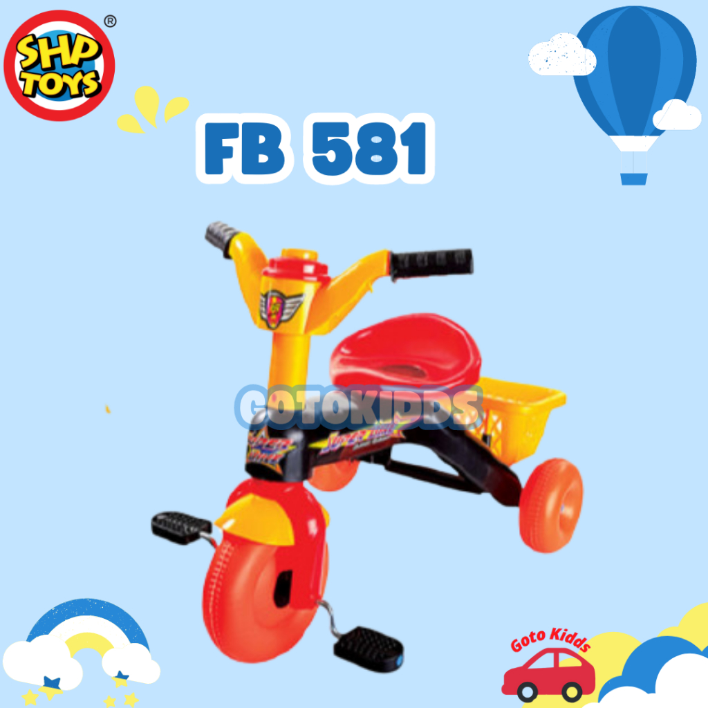 Jual Mainan Anak Sepeda roda tiga SHP Tricycle FB (N) 581 Maenan Anak ...