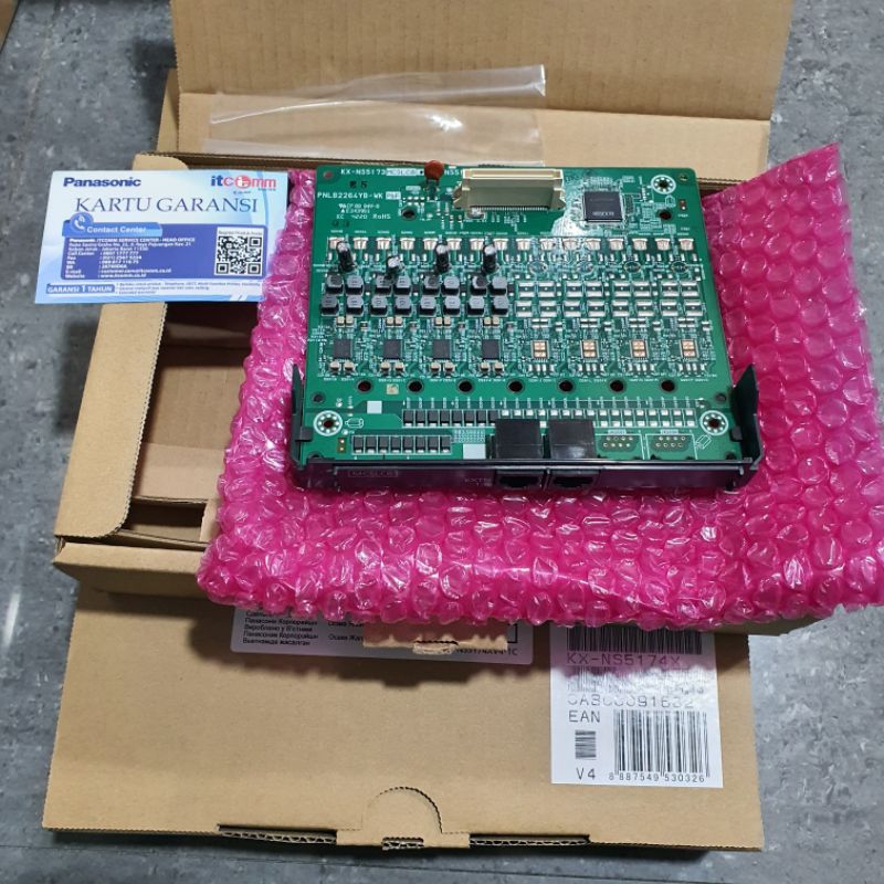 Jual Card Expand Panasonic KX-NS5173 - 8 Port Ext Analog Untuk Pabx ...