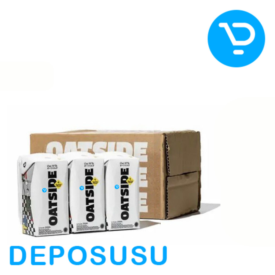 Jual OATSIDE Susu Oat Milk 1karton Cap isi 24x200 ml / Sedotan isi ...