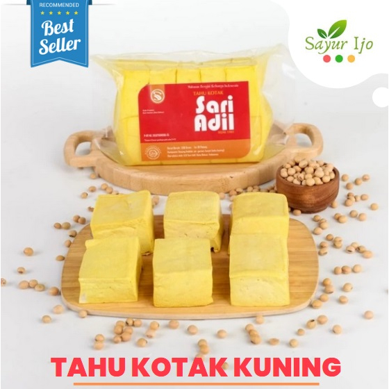 Jual Tahu Kotak Kuning UD Sari Adil 500 Gram / Pack Fresh Tofu Sayur ...