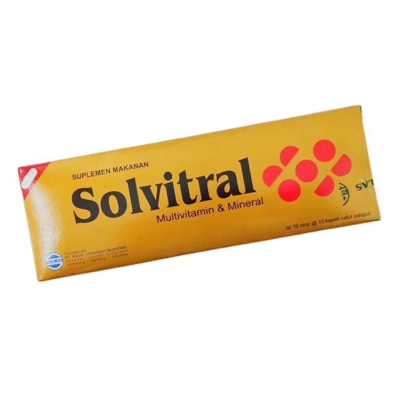 Jual SOLVITRAL - Suplemen Multivitamin & Mineral (100's /Dus) | Shopee ...