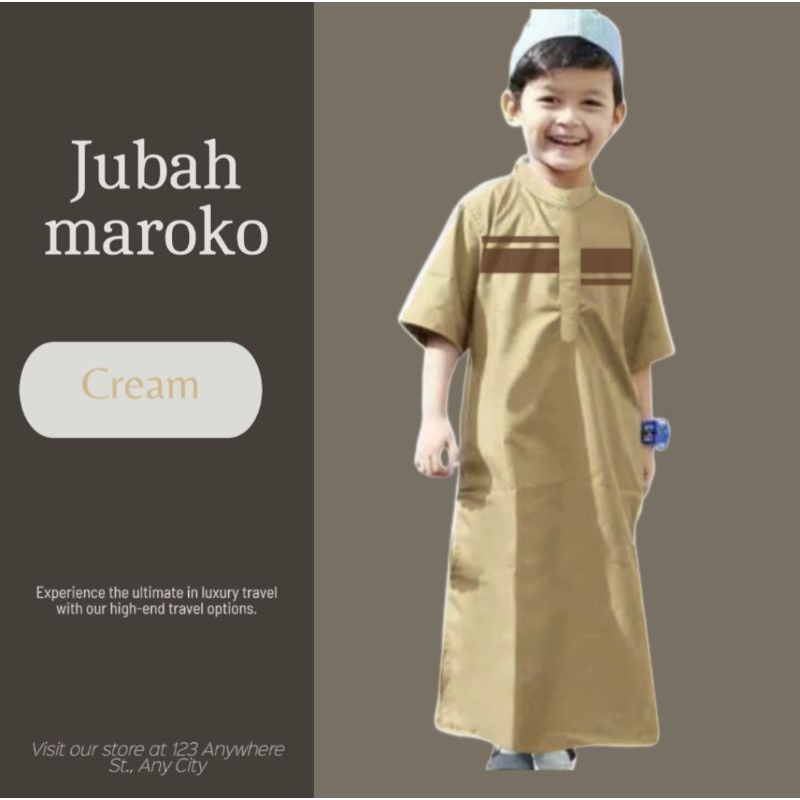 Jual Jubah MAROKO Jubah anak terbaru 2023( FREE PECI ) / Kurta / Baju ...