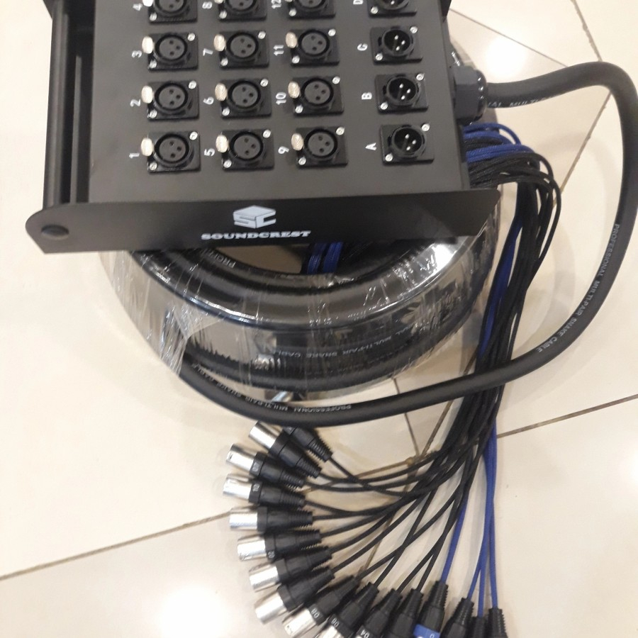 Jual Kabel Snake 16 Channel 12 input 4 Output Original 30 Meter ...