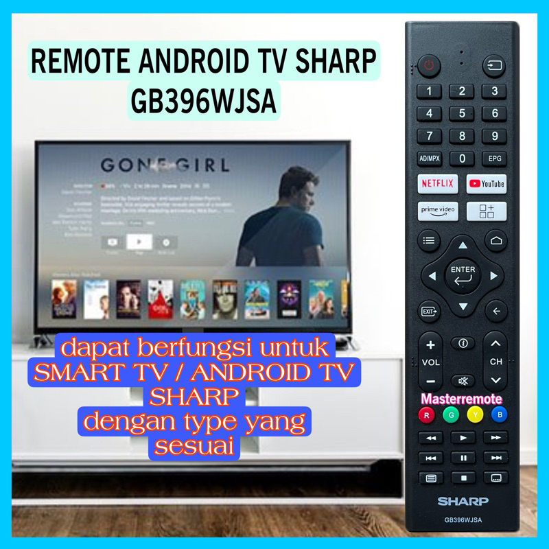 Jual REMOT REMOTE TV SHARP ANDROID GB396WJSA | Shopee Indonesia Jual REMOT REMOTE TV SHARP ANDROID GB396WJSA | Shopee Indonesia