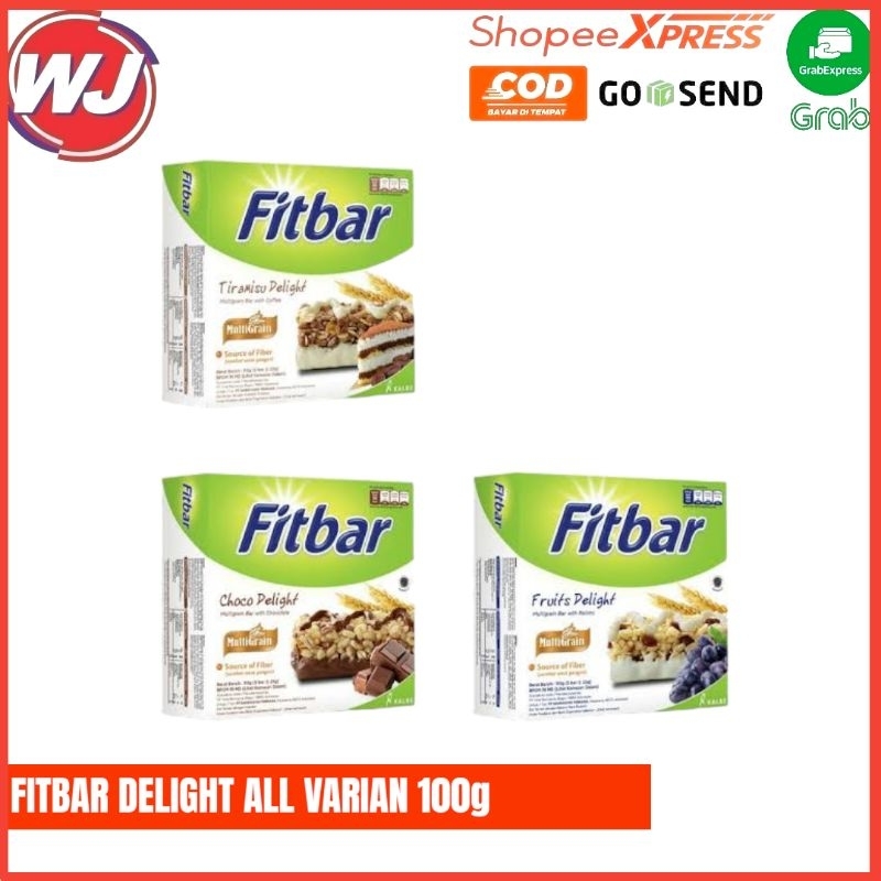 Jual FITBAR DELIGHT BOX ALL VARIAN 100g | Shopee Indonesia