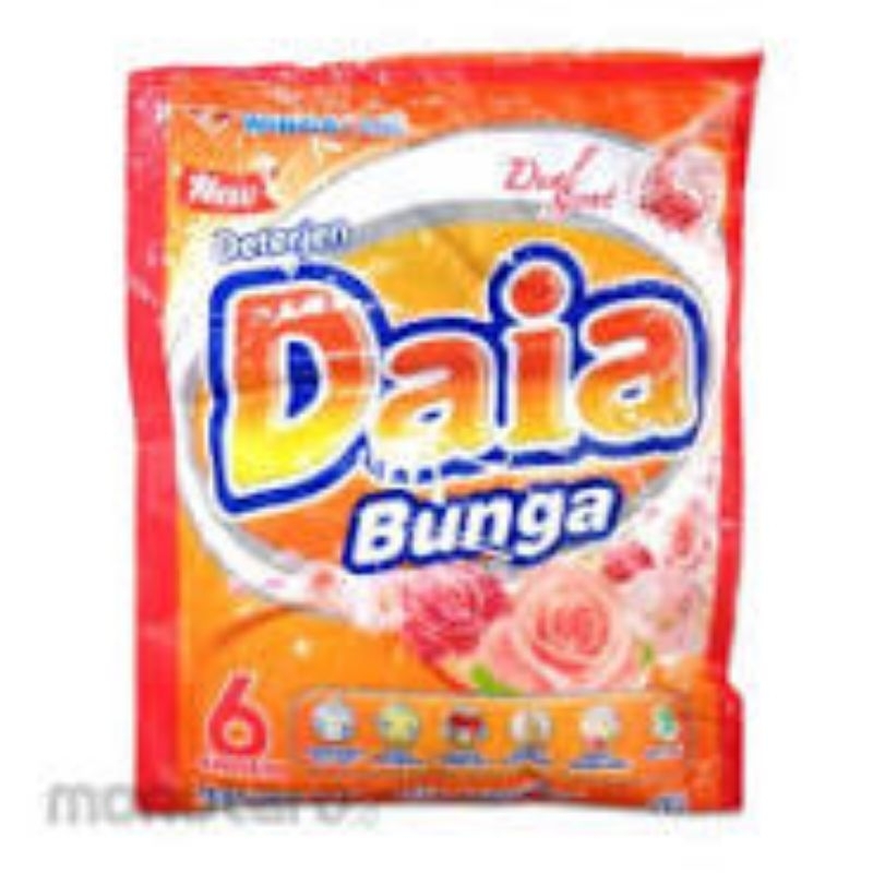 Jual Detergen Bubuk DAIA Bunga Renteng/SACHET 46g | Shopee Indonesia