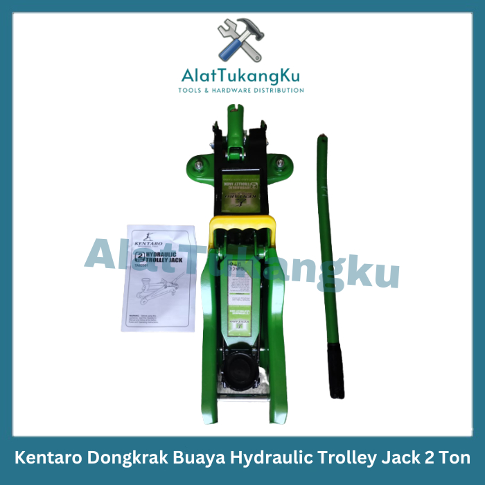 Jual Kentaro DONGKRAK BUAYA 2 Ton HYDRAULIC Trolley Jack/FLOOR JACK ...