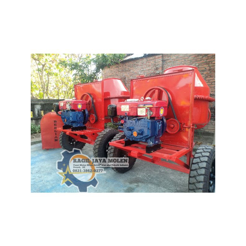 Jual molen cor beton semen / mesin molen cor beton semen / mixer molen ...