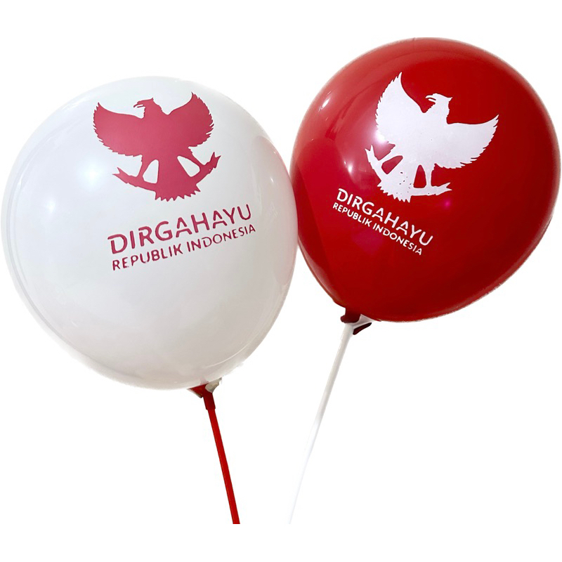 Jual Balon merah putih kemerdekaan indonesia ulang tahun indonesia 17 ...