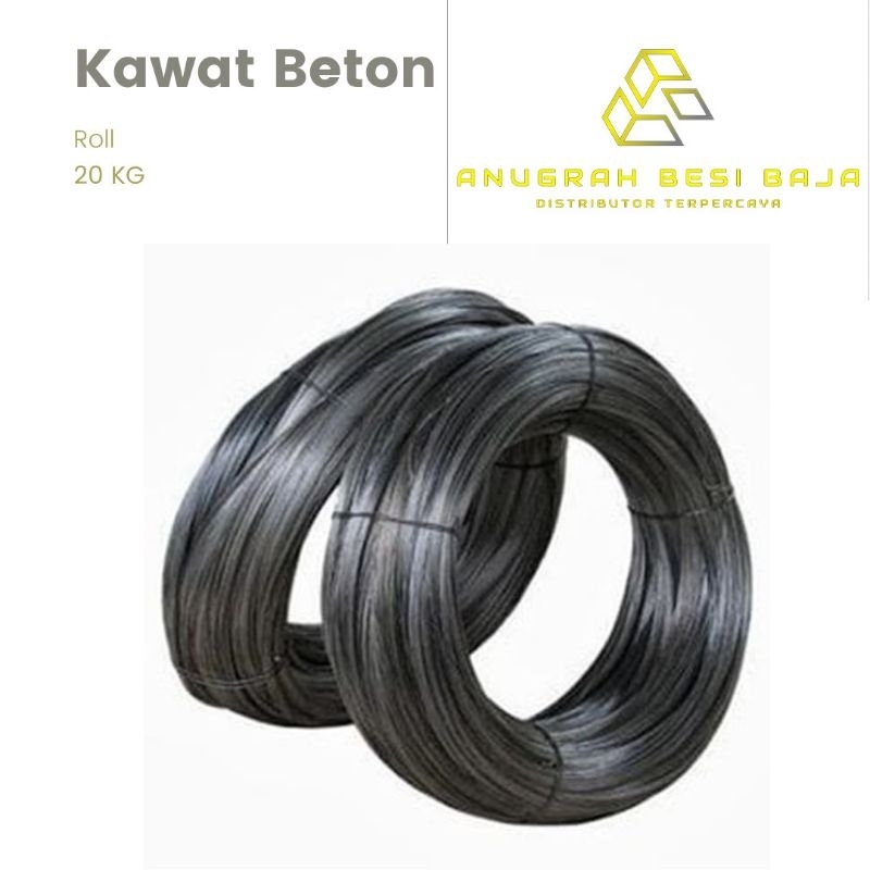 Jual Kawat Besi Beton (BENDRAT) / Kawat Ikat Besi Roll 20 KG | Shopee ...